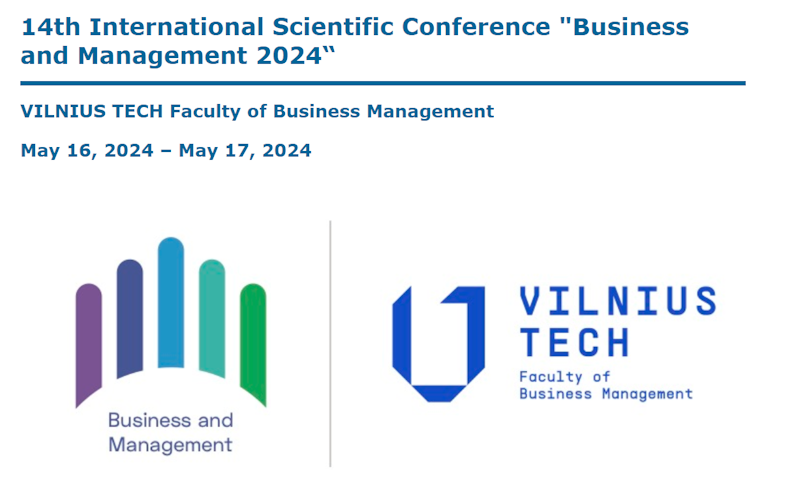 16/17 May in Vilnius on "Business and Management 2024" 14th ...