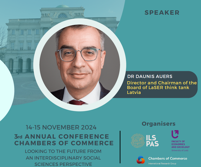 Speaker (3rd Conference): Dr Daunis Auers (LaSER, Latvia) - Chambers of ...