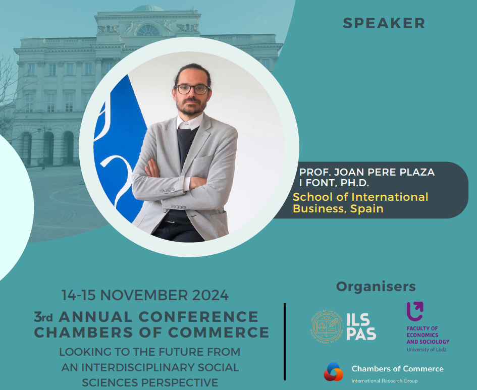 Speaker (3rd Conference): Prof. Joan Pere Plaza i Font (SIB, Spain ...