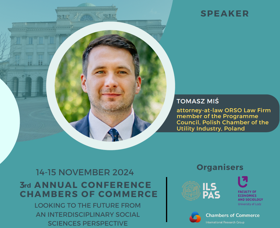 Speaker (3rd Conference): Tomasz Miś (PCUI, Poland) - Chambers of Commerce