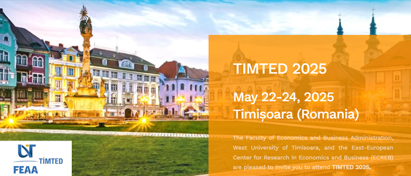 Chambers at TIMED2025! in May 2025 at the West University of Timisoara ...